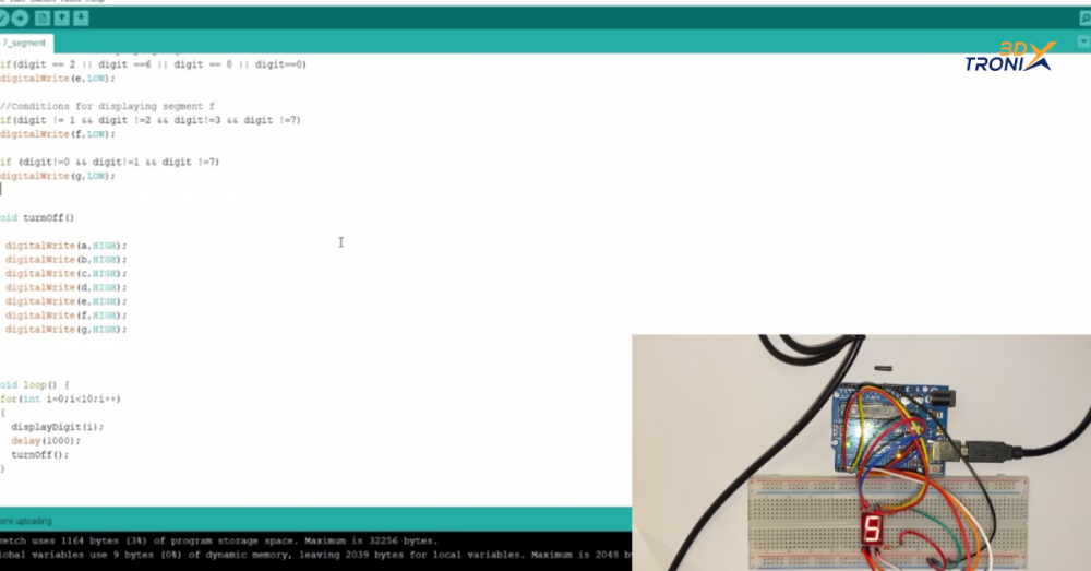 7 Segment Dengan Arduino | BDxTronix