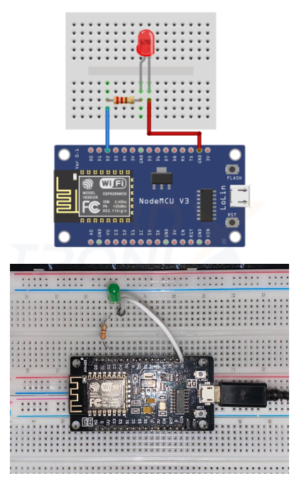 Kawal LED dan PWM menggunakan NodeMCU ESP8266 melalui Blynk | BDxTronix